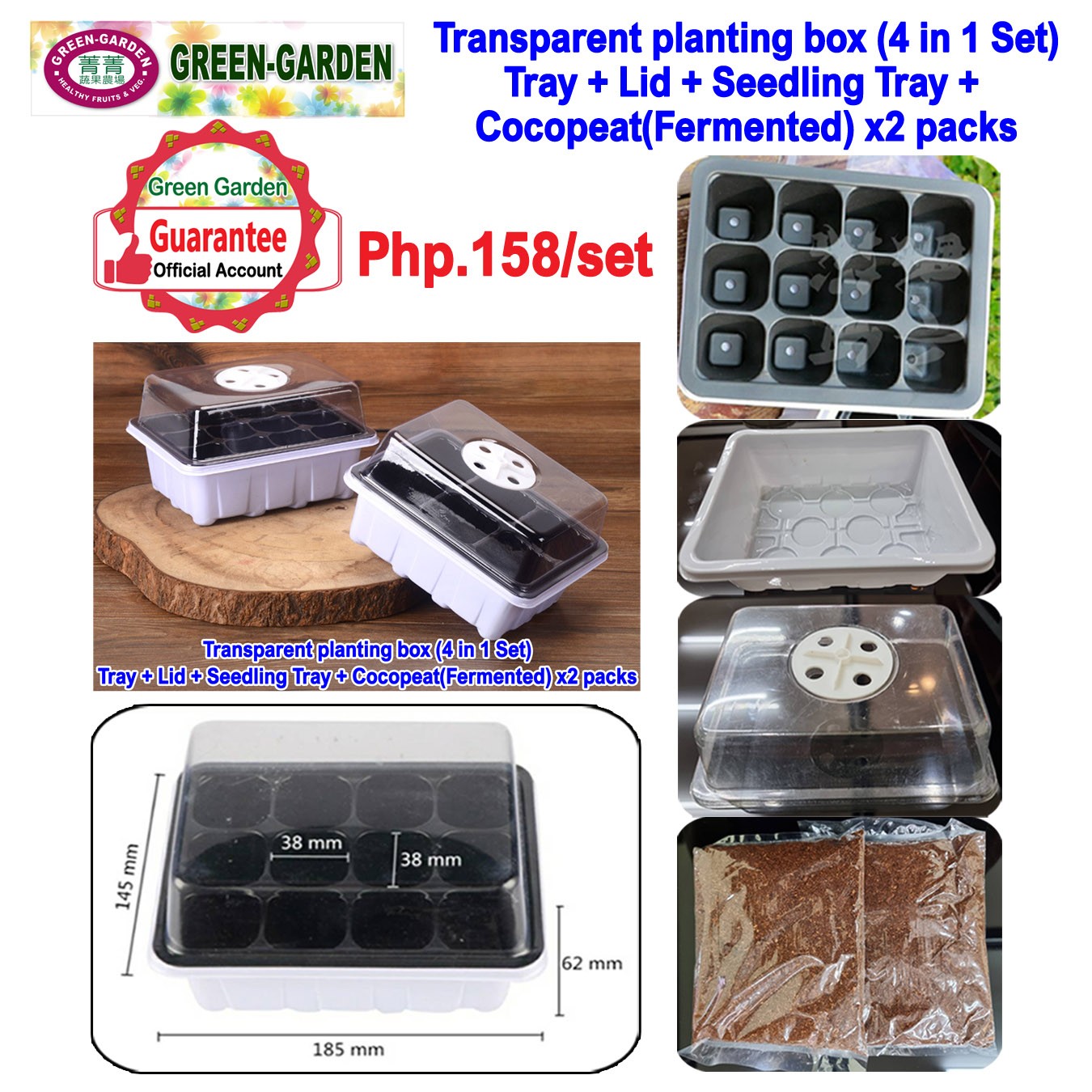 Transparent Planting Box